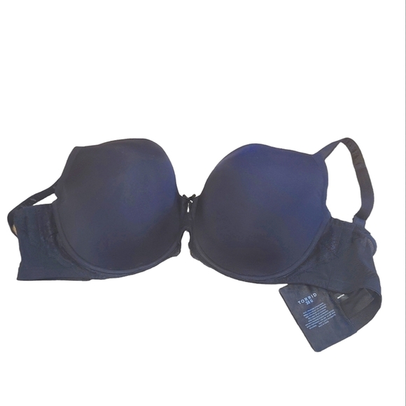 torrid | Intimates & Sleepwear | Torrid Curve Black Lace Bra With Pearl ...
